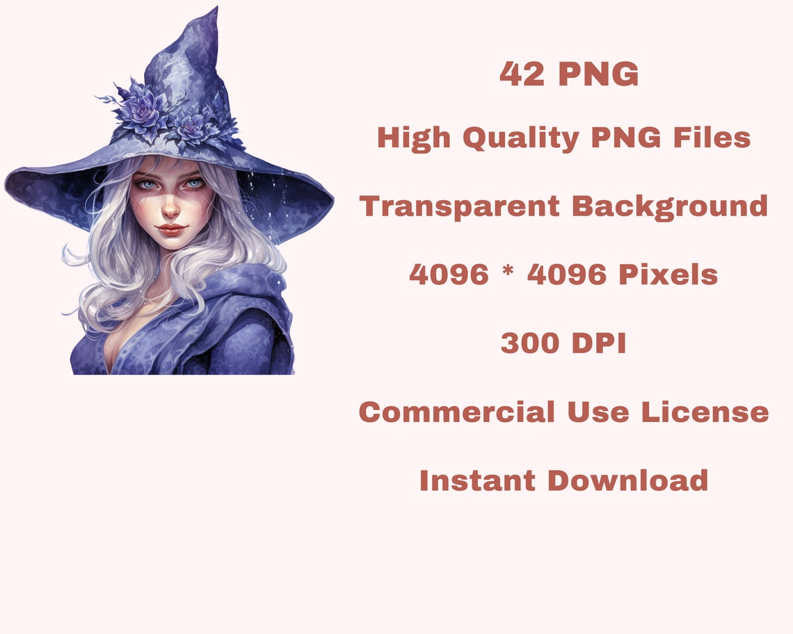 42 PNG Watercolor Ice Witch Clipart, Witch Clip Art Png, Magic Clip Art ...