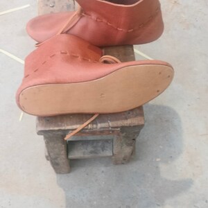 Fully Handmade Viking Shoes With Leather Sole ,viking Turn Shoes,one ...