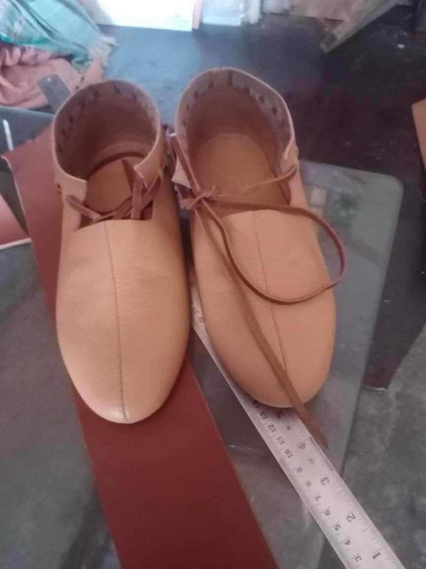 Handmade Shoesviking Turn Shoesone Piece Shoesleather Shoes - Etsy