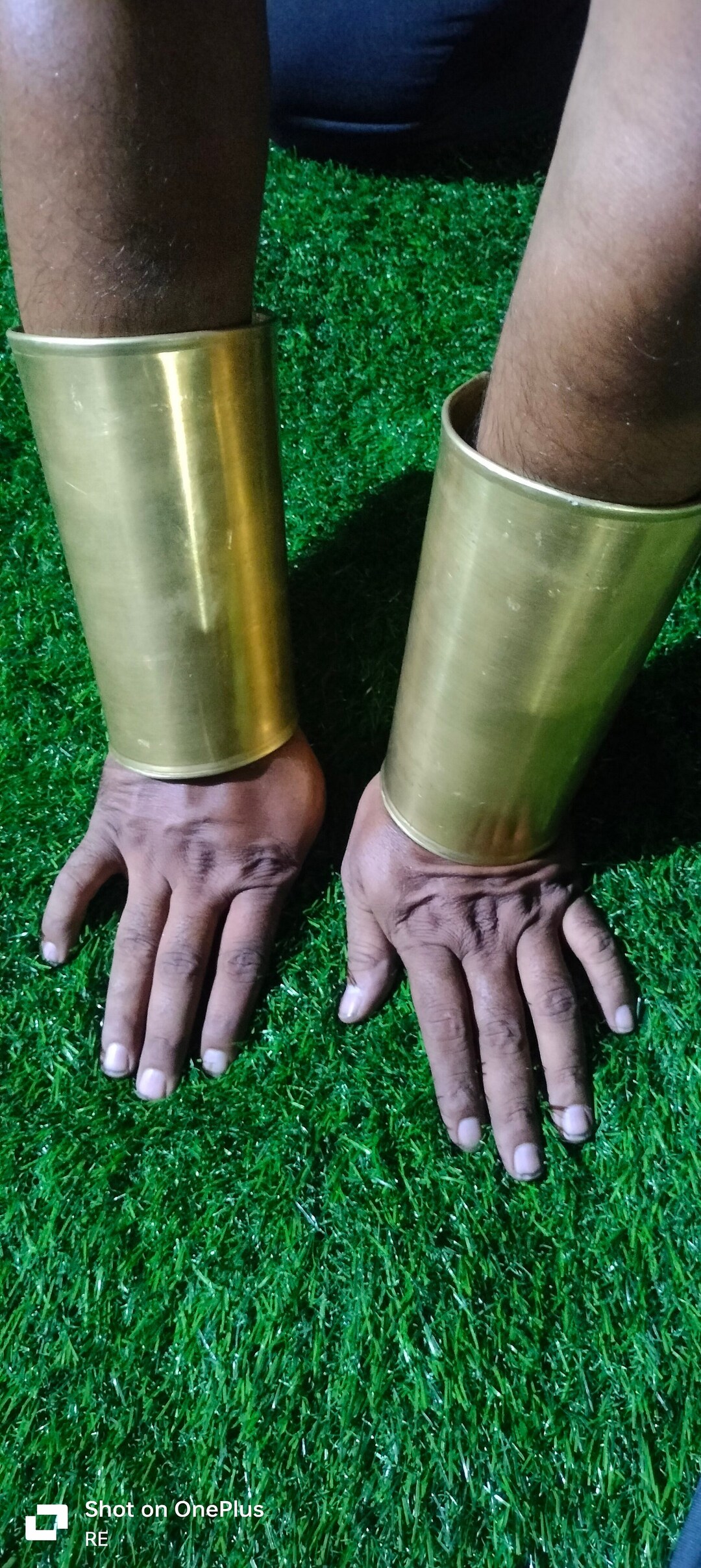 Ancient Greek Roman Brass Wrist Cuff – Medieval Style Vambrace Arm ...
