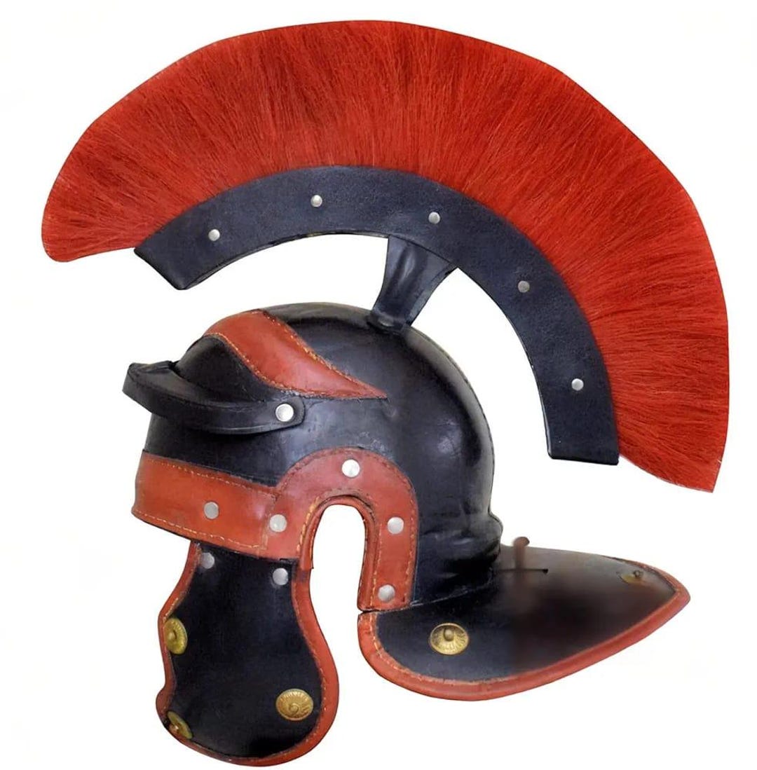 Roman Helmet,roman Leather Helmet,reenactment Helmet, Reenactment Kit ...