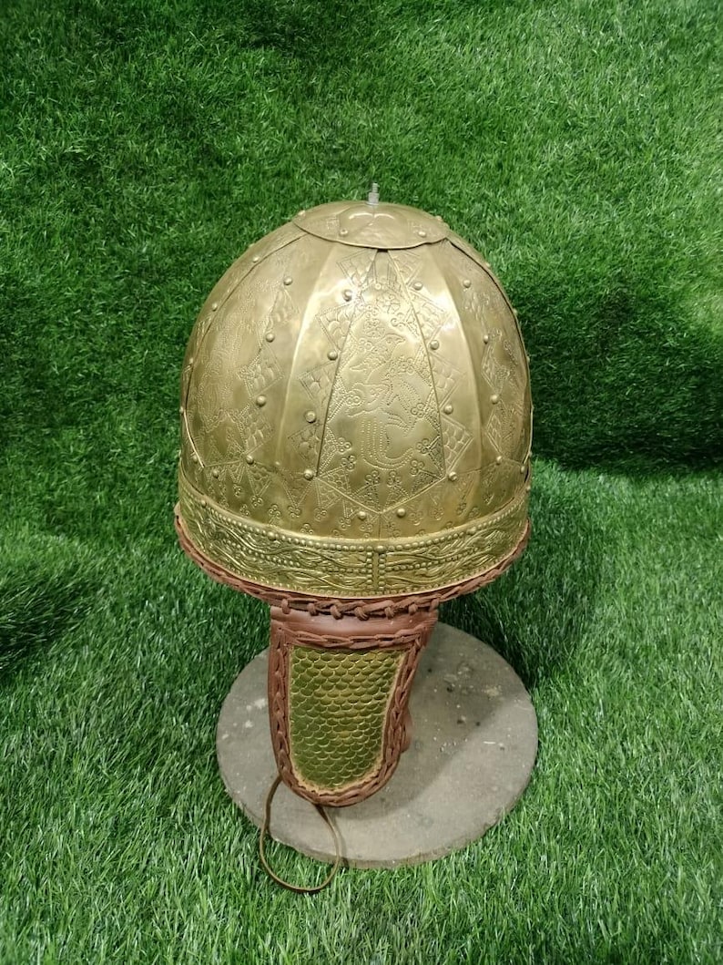 Late Roman Spangenhelm Helmet,anglo Saxon Helmet,larp Helmet,best ...