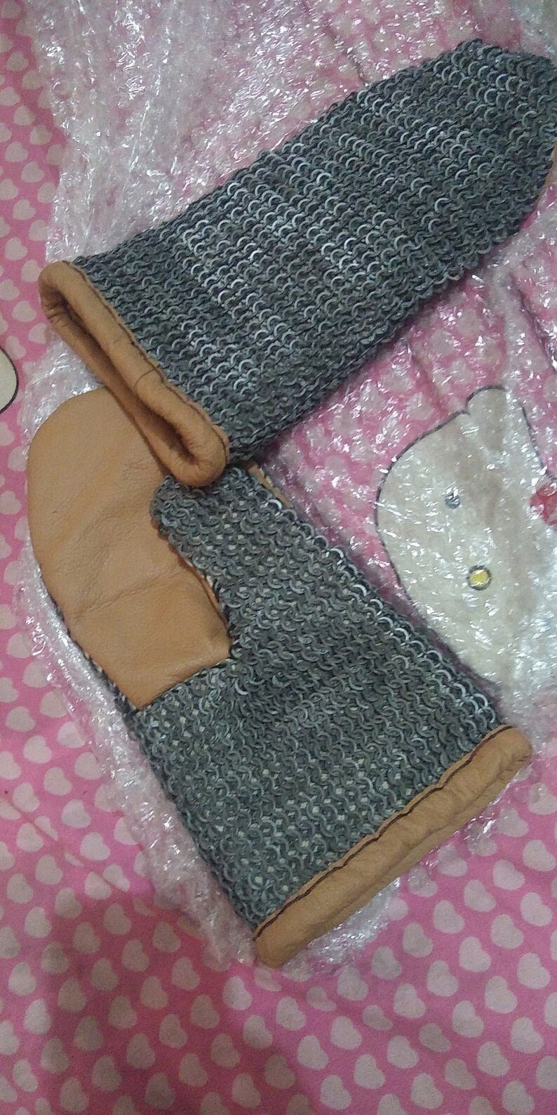 Chainmail Gaunlets,combat Gaunlets,viking Gaunlets,medieval Gloves Flat ...