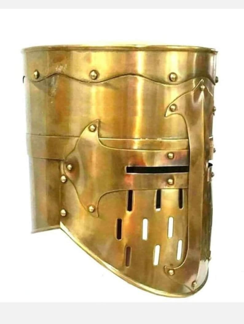 Medieval Crusader Helmet,knight Templar Helmet,gift for Him,templer ...