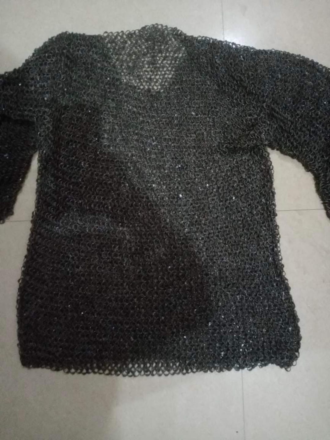 Viking Chainmail,9mm Fully Round Ring Riveted,maile Shirt for Combat ...