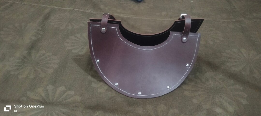 Neck Armour, Leather Neck Armour, Cosplay Larp Neck Armour, Halloween ...