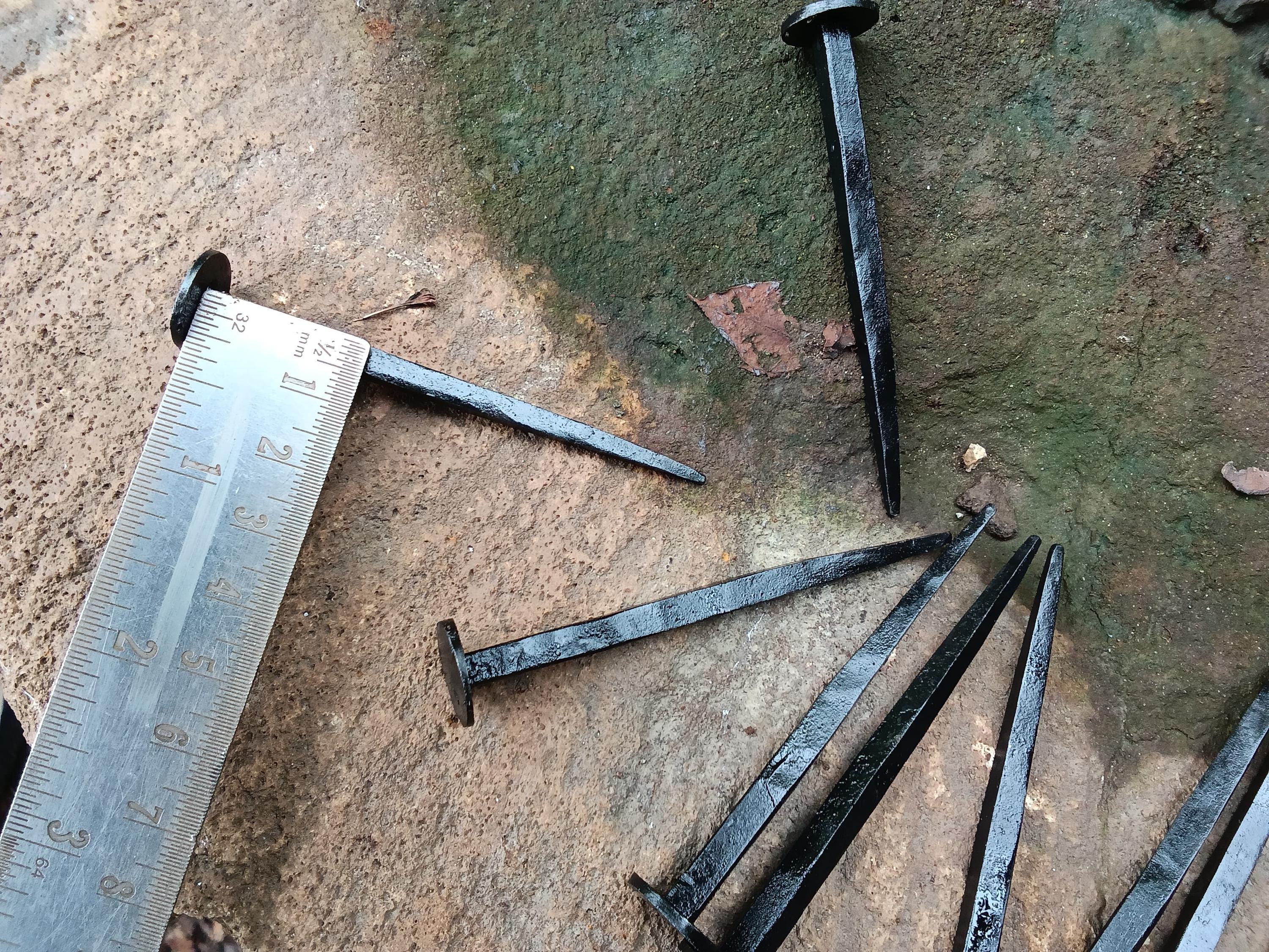 Hand-forged Iron Nails – Medieval-style Hardware for Wooden Chests ...