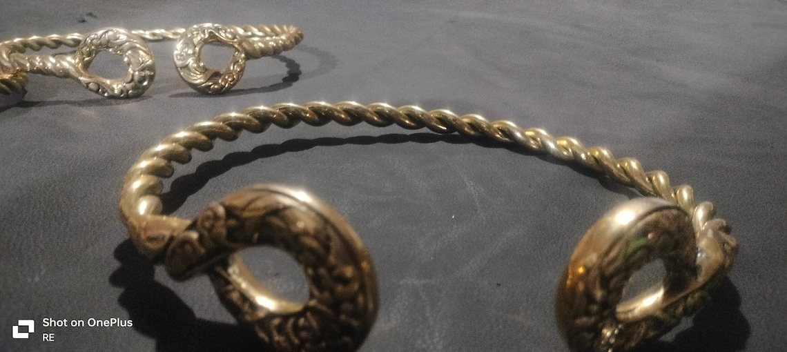Medieval Celtic Torc Brass,neck Brass Torc,roman Celtic Torc - Etsy