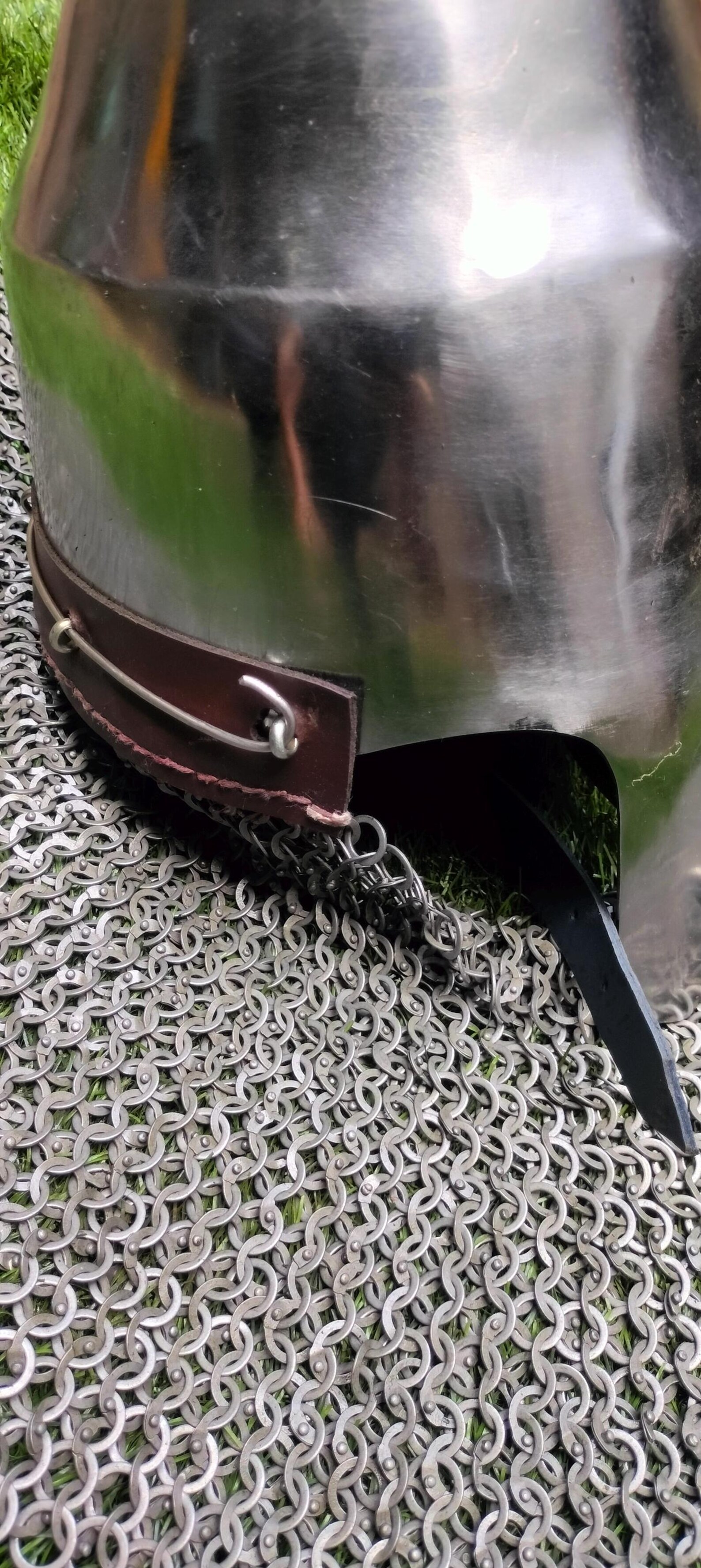 Rus Conical Combat Helmet With Chainmail Aventail – Medieval Viking ...