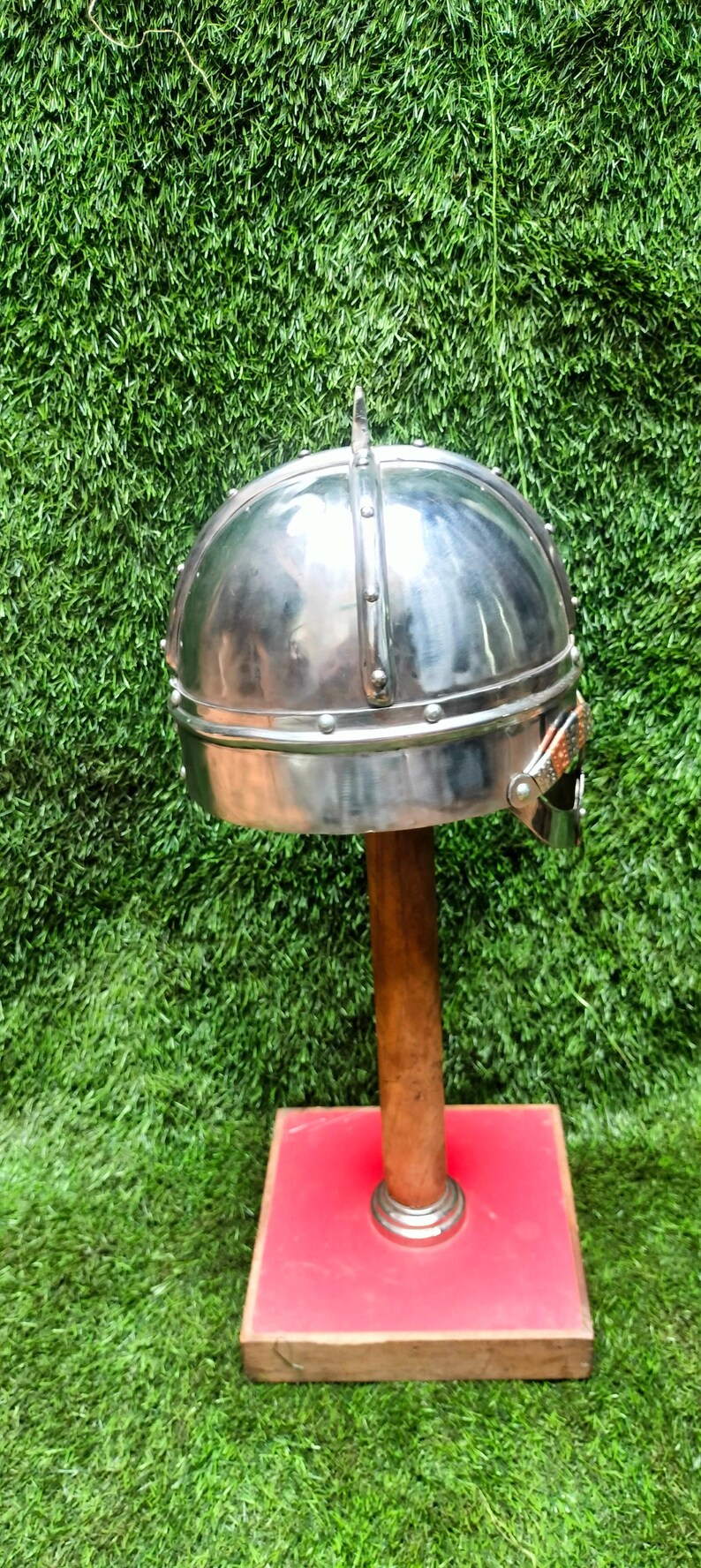 Tjele Viking Helmet | 2mm Mild Steel Norse Armor, LARP Cosplay - Etsy