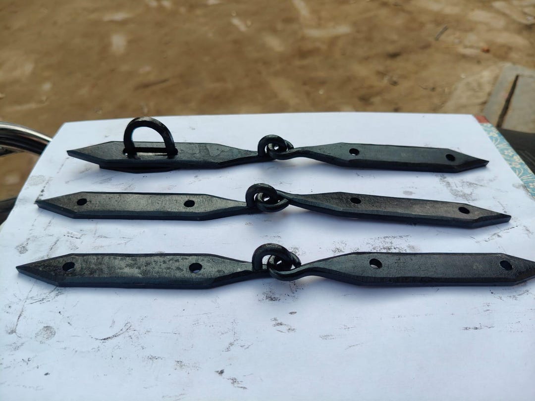 Hand-forged Medieval Viking Hinge and Hasp Set - Etsy