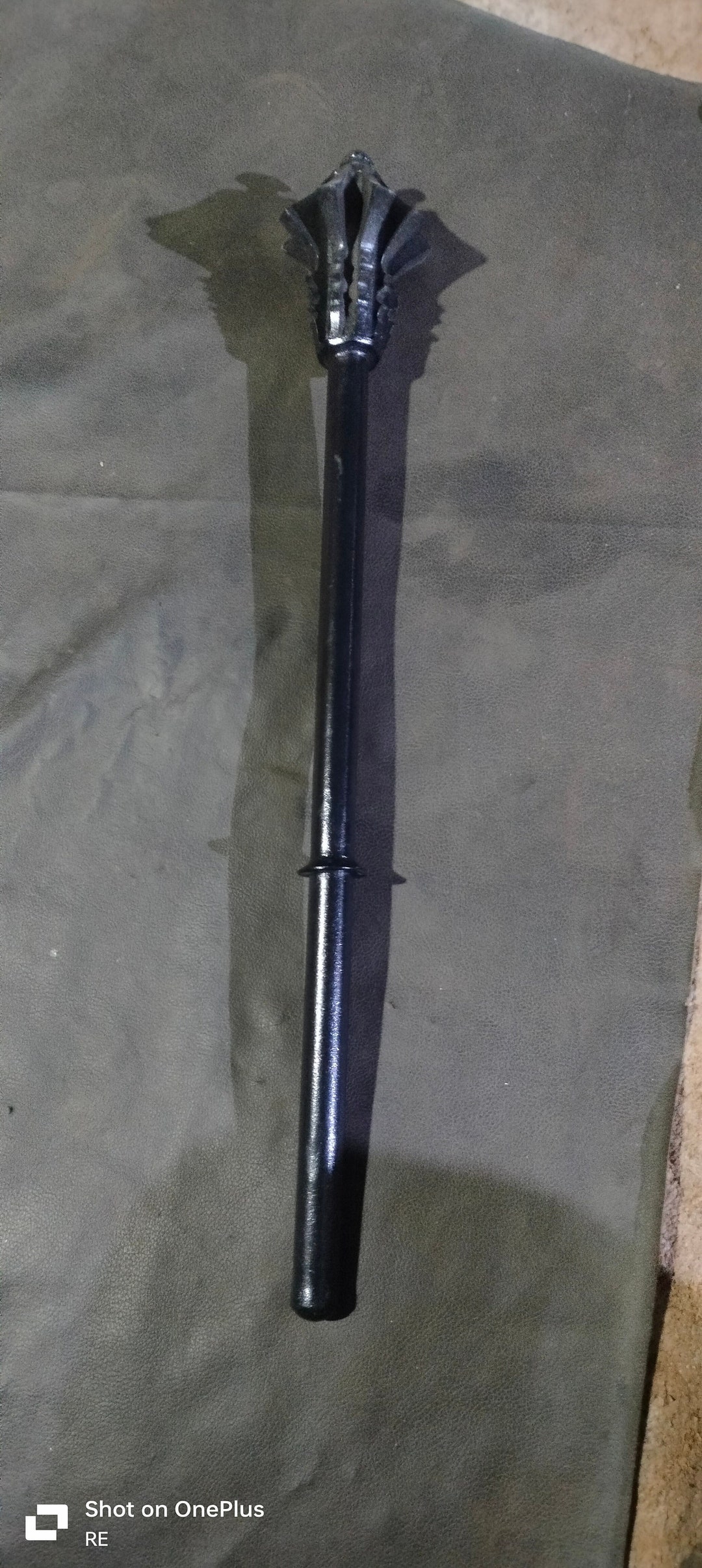 Medieval Black Mace 6 Spikes,solid Metal, Medieval Mace,spikes Mace ...