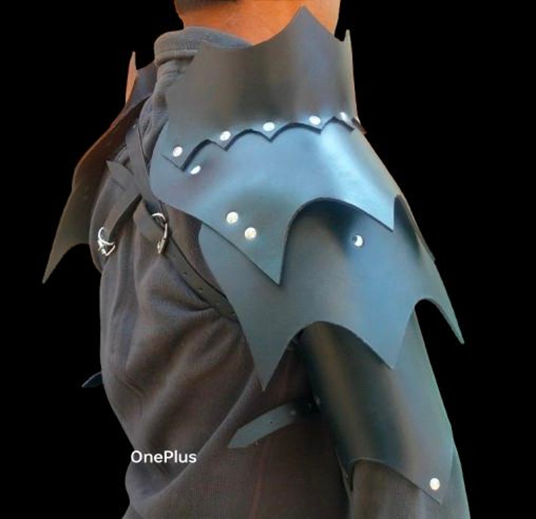 Leather Pauldron, Warrior Pauldron,role Play Pauldron, Cosplay Pauldron ...
