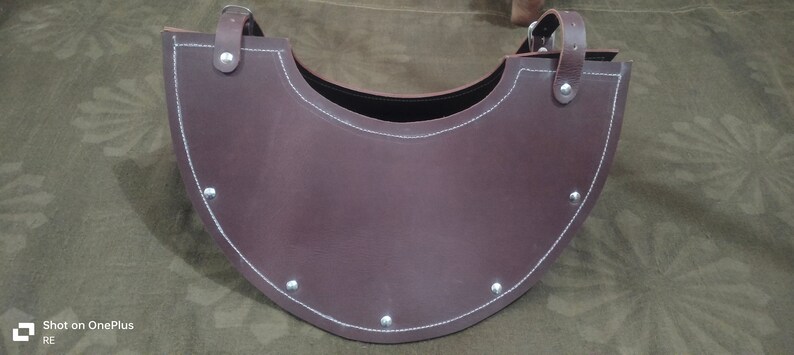Neck Armour, Leather Neck Armour, Cosplay Larp Neck Armour, Halloween ...