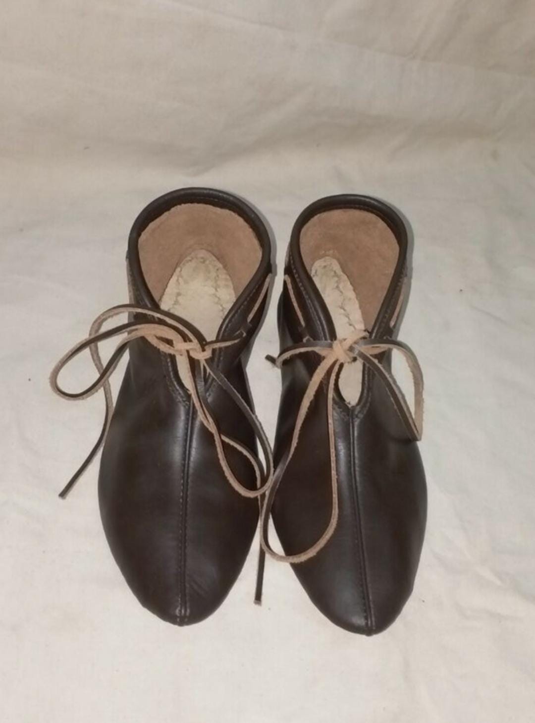 Hedeby Viking Turn Shoes – Handmade One-piece Leather Medieval Footwear ...