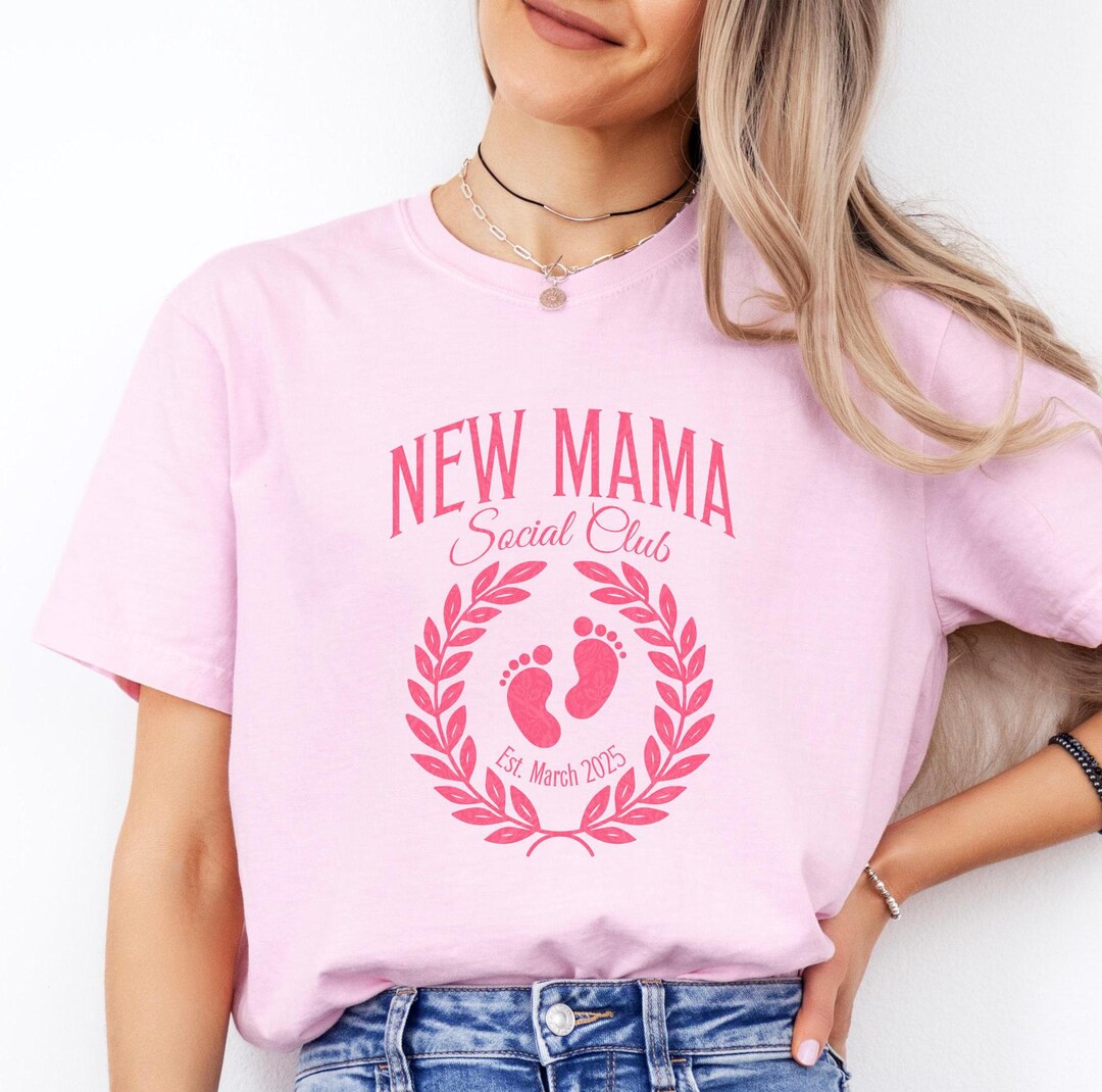 Personalized Pregnancy Announcement Shirt Comfort Colors® Announcing ...