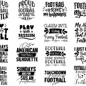 Football SVG Bundle, Soccer Svg Bundle, Funny Football SVG, Football ...