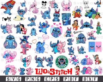 LAYERED SVG Bundle Lilo and Stitch - Etsy