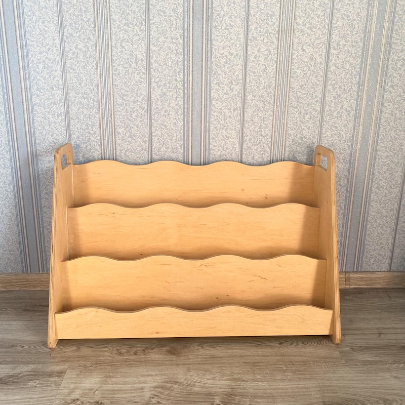 Rattan Bookshelf Small - Etsy