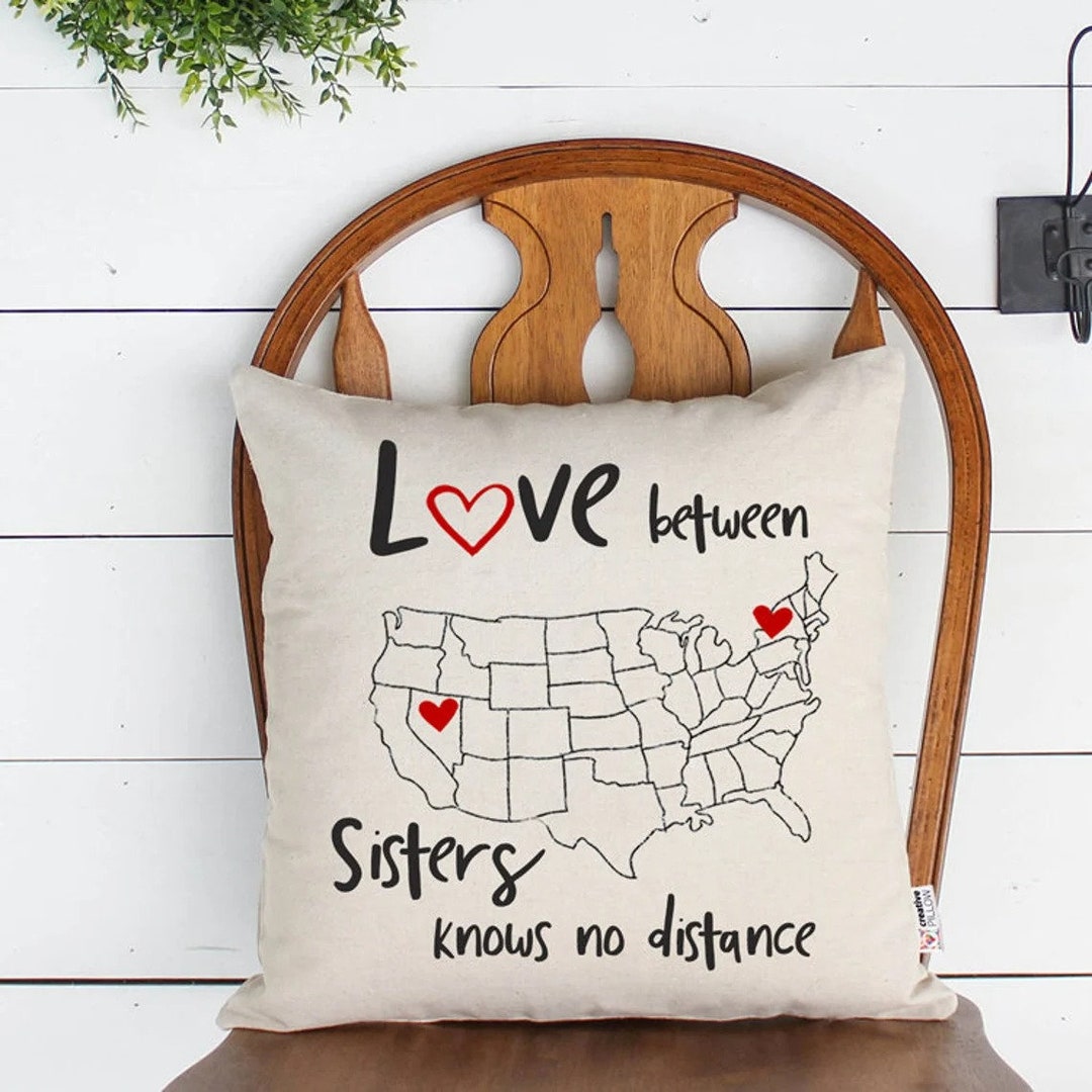 Sisters Keepsake Long Distance Sister Love Between Sisters Knows No ...