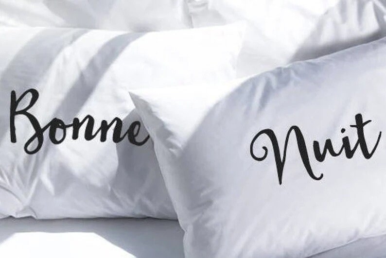 French Theme Gifts French Quote Gifts Bonne Nuit Couple Gift for Wife ...