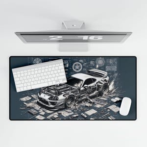 Car Schematic Desk Mats - Etsy
