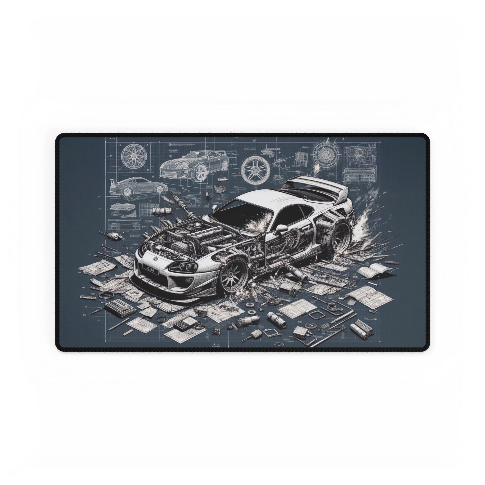 Car Schematic Desk Mats - Etsy