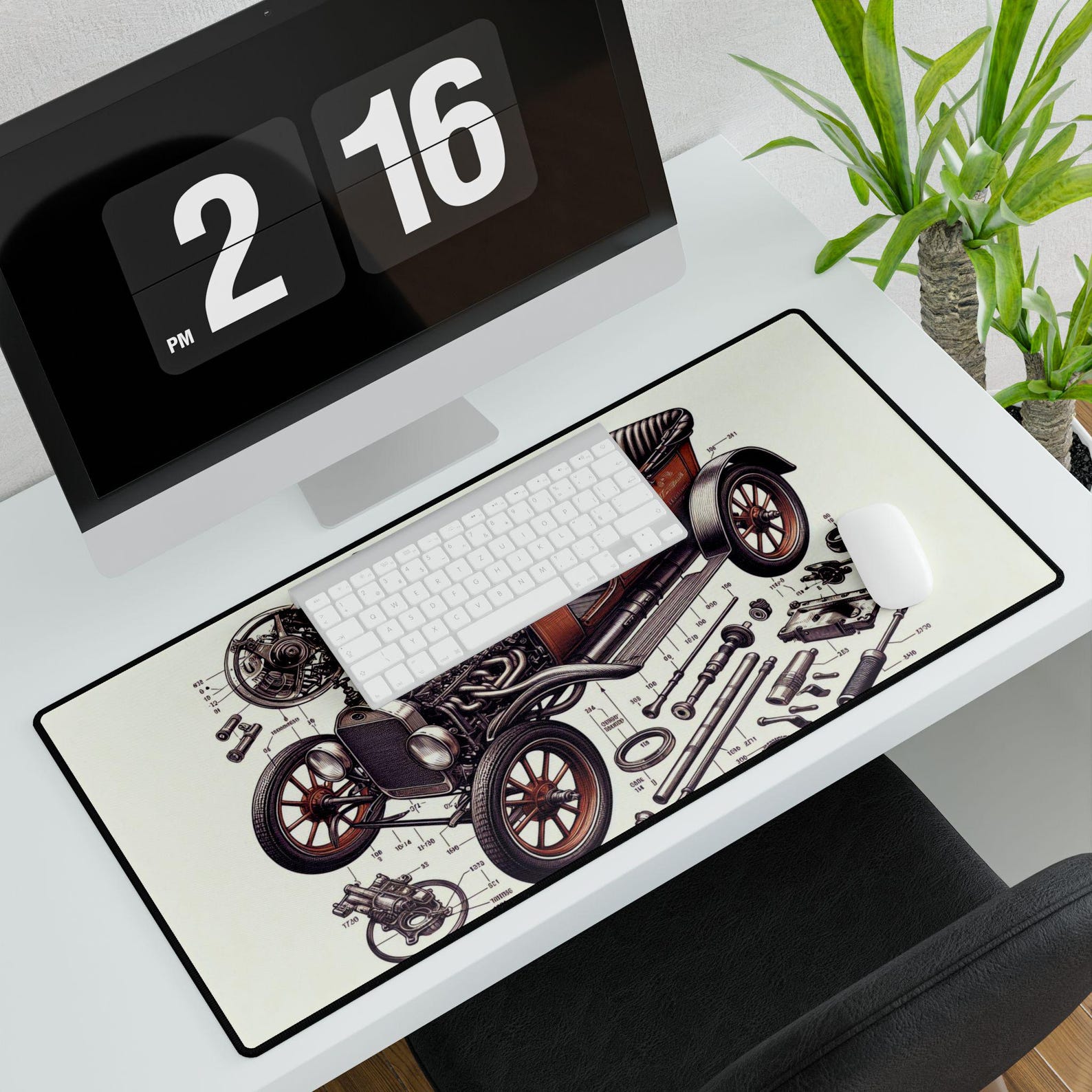 Vintage Car Desk Mats - Etsy
