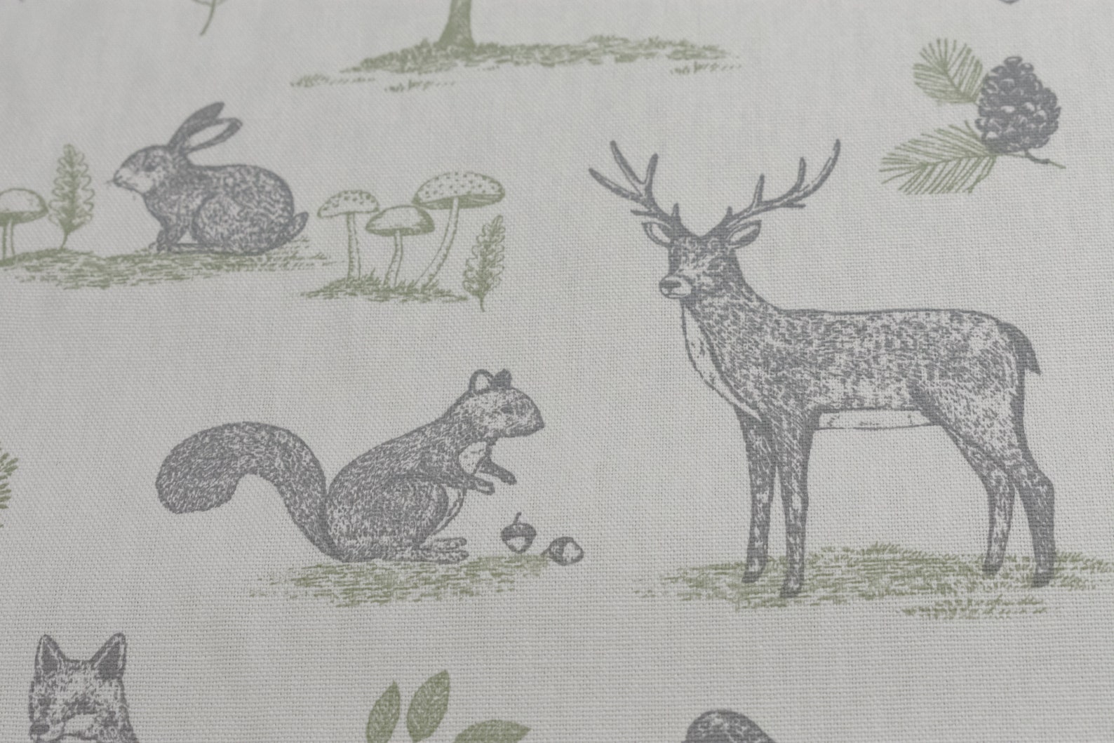 Clarke and Clarke - Studio G - New Forest - Natural - Designer Fabric ...