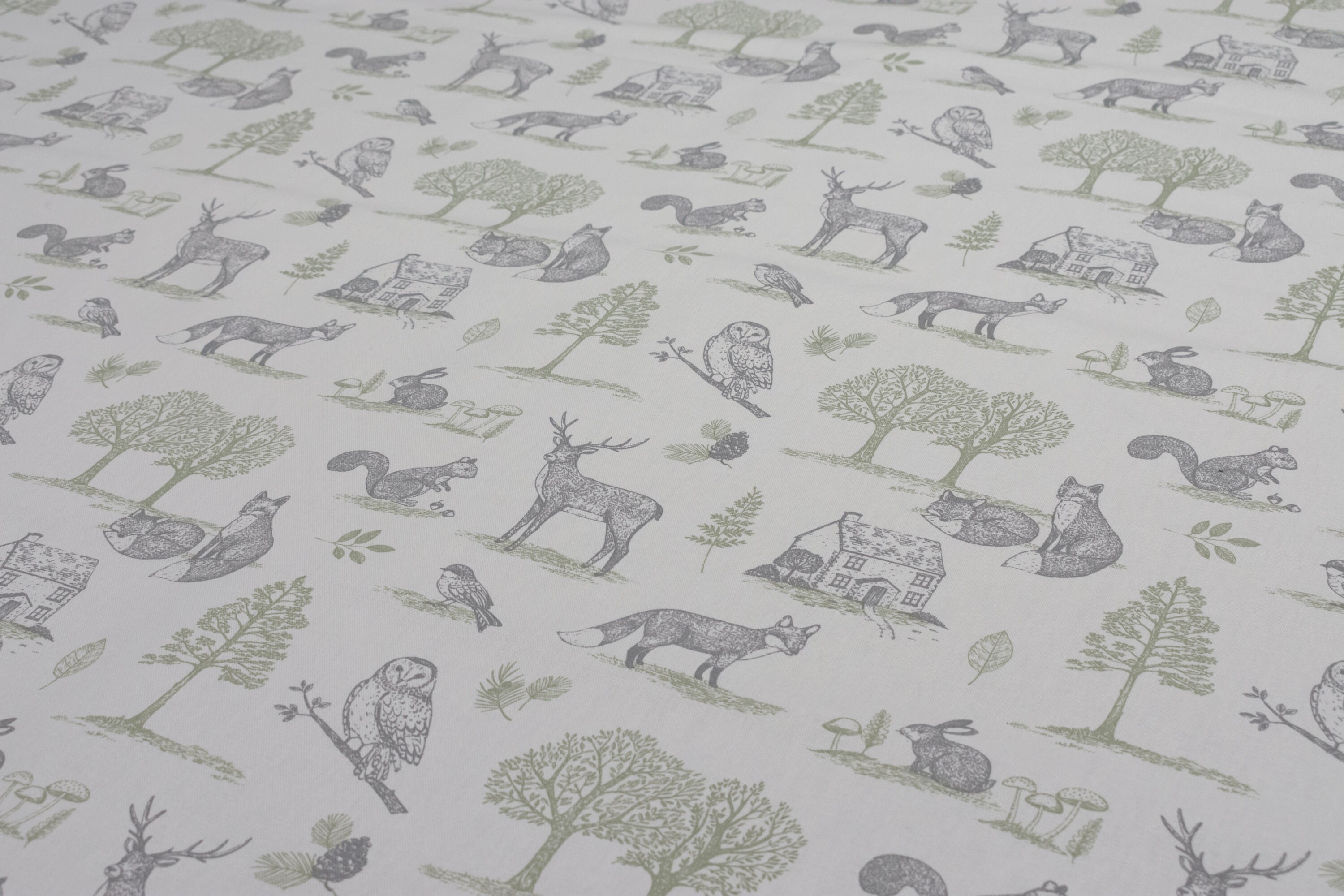 Clarke and Clarke - Studio G - New Forest - Natural - Designer Fabric ...