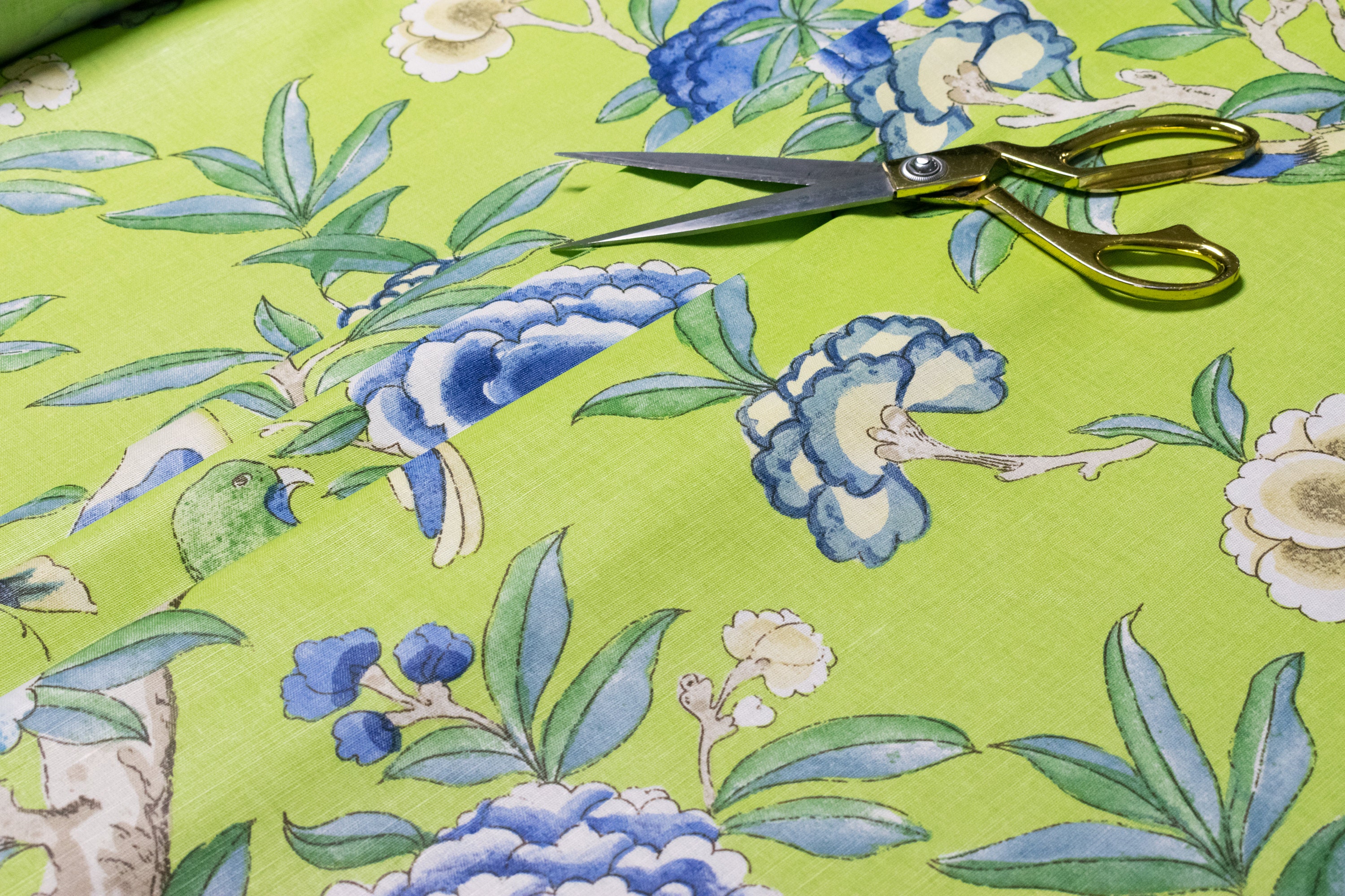 Thibaut - Giselle - Green - Fabric per Metre - Imperial Garden ...