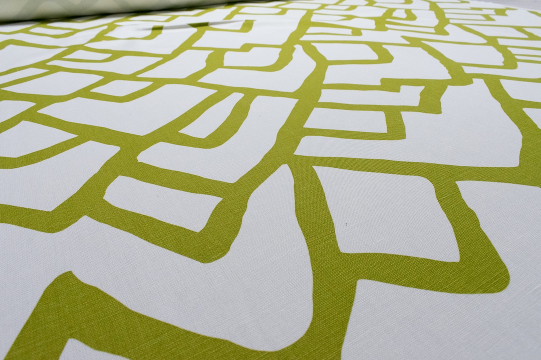 Schumacher - Zimba - Soft Chartreuse - Designer Fabric per Metre - Etsy