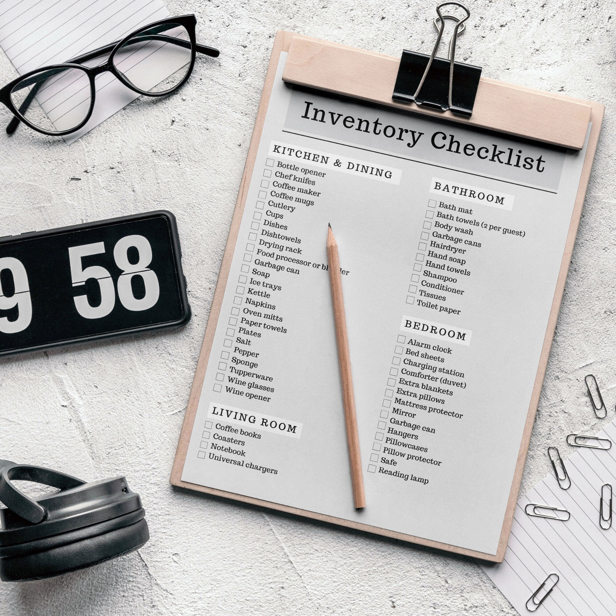 Airbnb Checklist Bundle Pack, Airbnb Cleaning Checklist, Airbnb ...