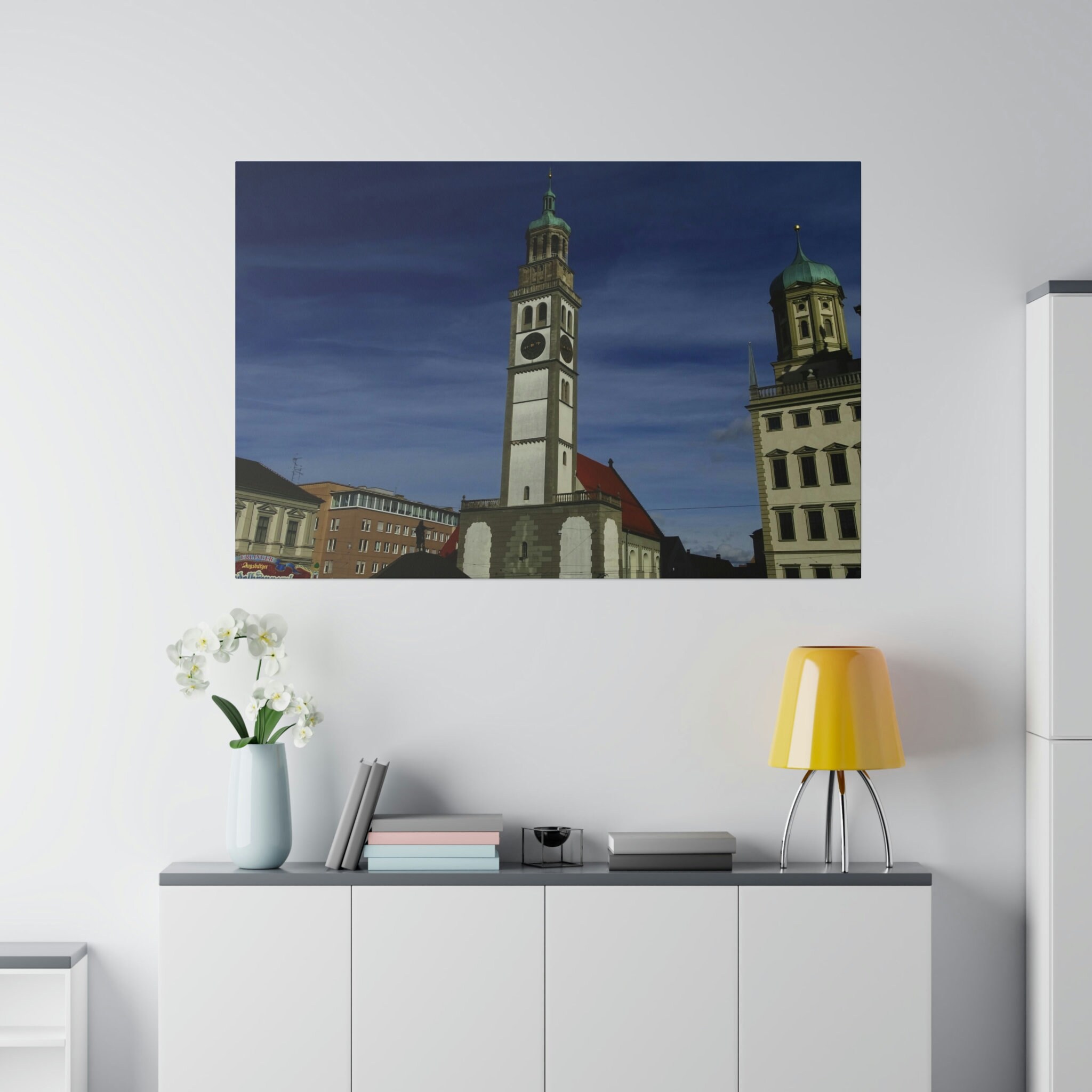 German Tower Matte Canvas Print - Etsy