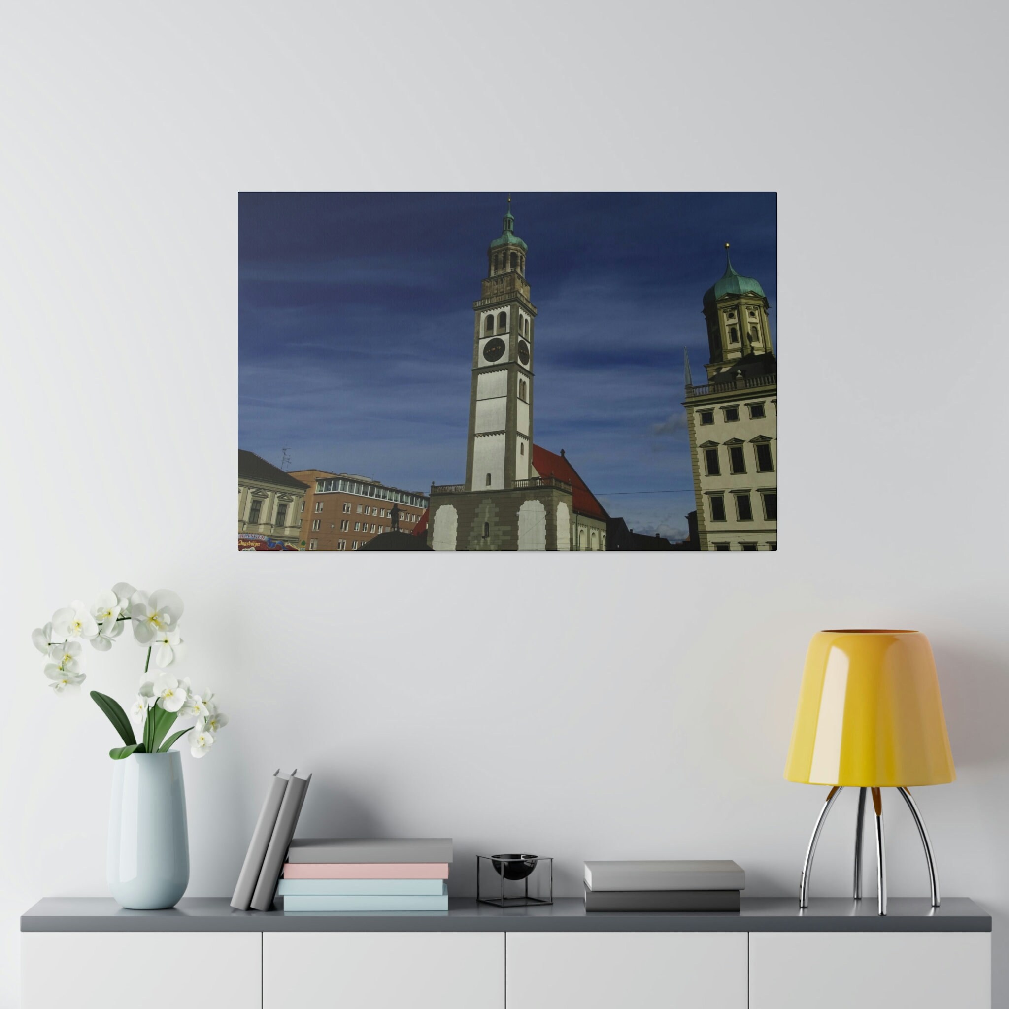 German Tower Matte Canvas Print - Etsy