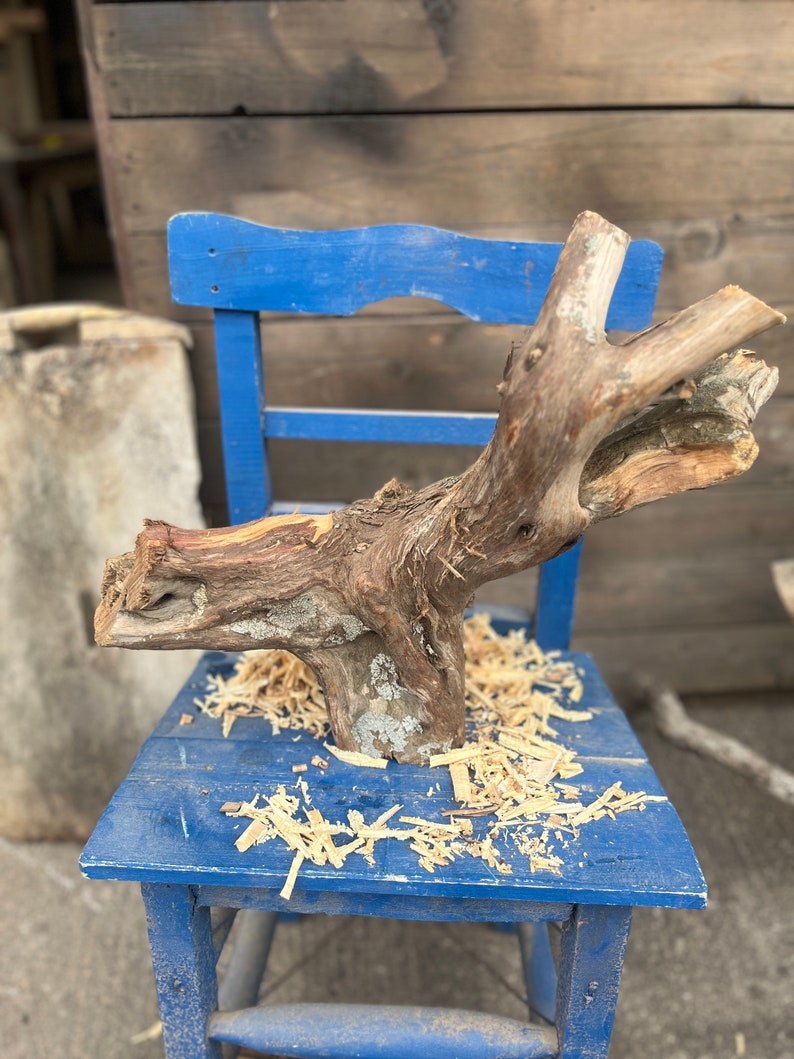 Wooden Sculpture Natural Juniper Tree Piece Decorative - Etsy