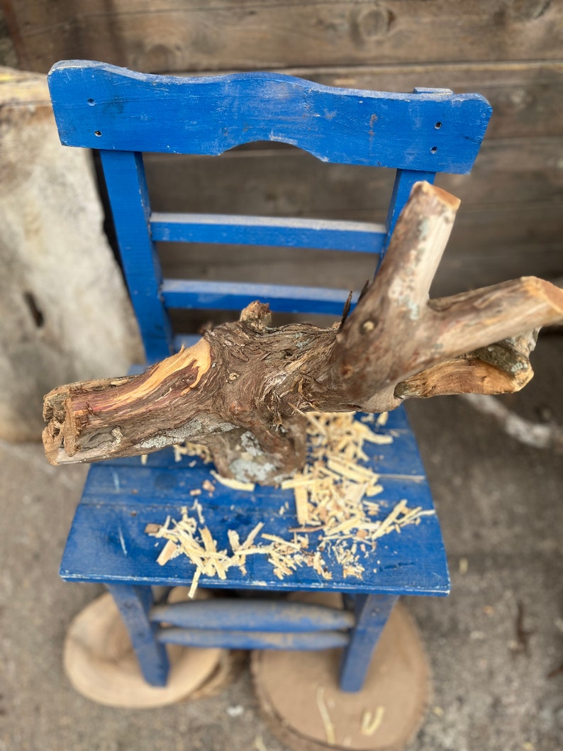 Wooden Sculpture Natural Juniper Tree Piece Decorative - Etsy