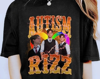 Autism Rizz Spencer Reid Vintage T-shirt Design, Criminal Minds Fan ...