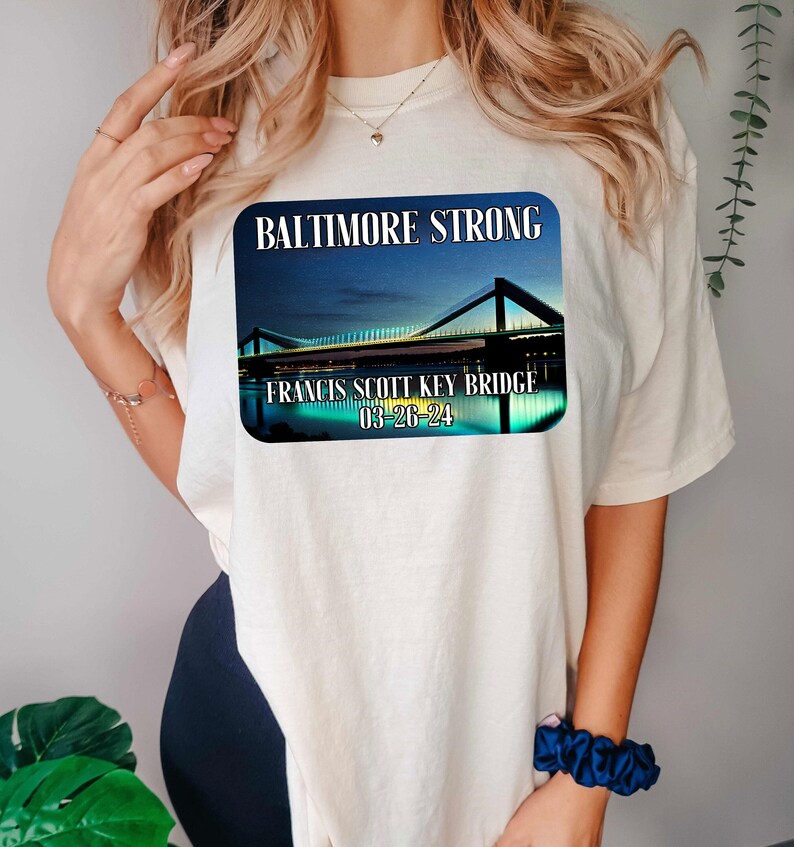 Francis Scott Key Bridge Collapse Baltimore Shirt, Patapsco River ...