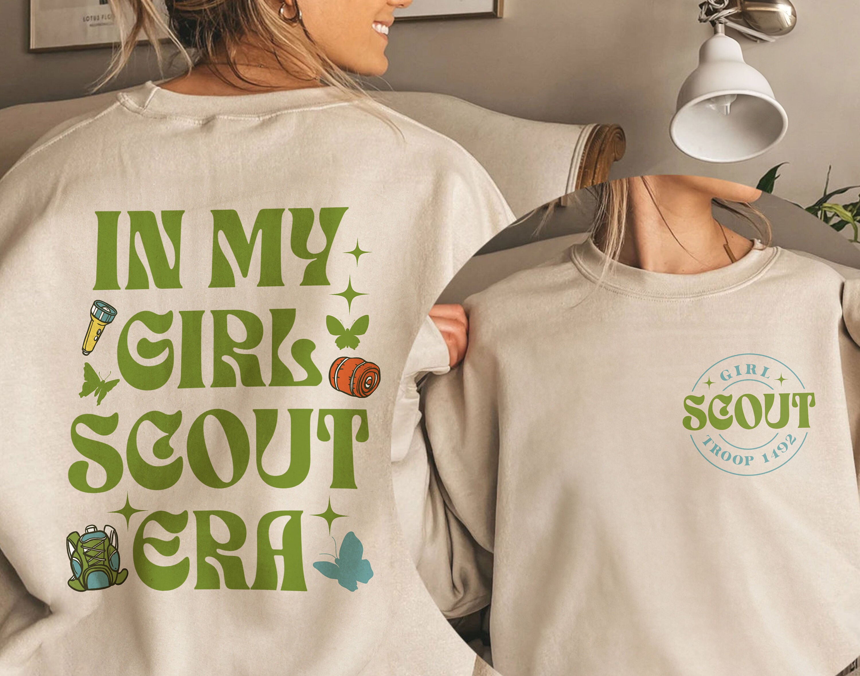 Personalized in My Girl Scout Era Shirt, Scout Girl Shirt, Custom Scout ...