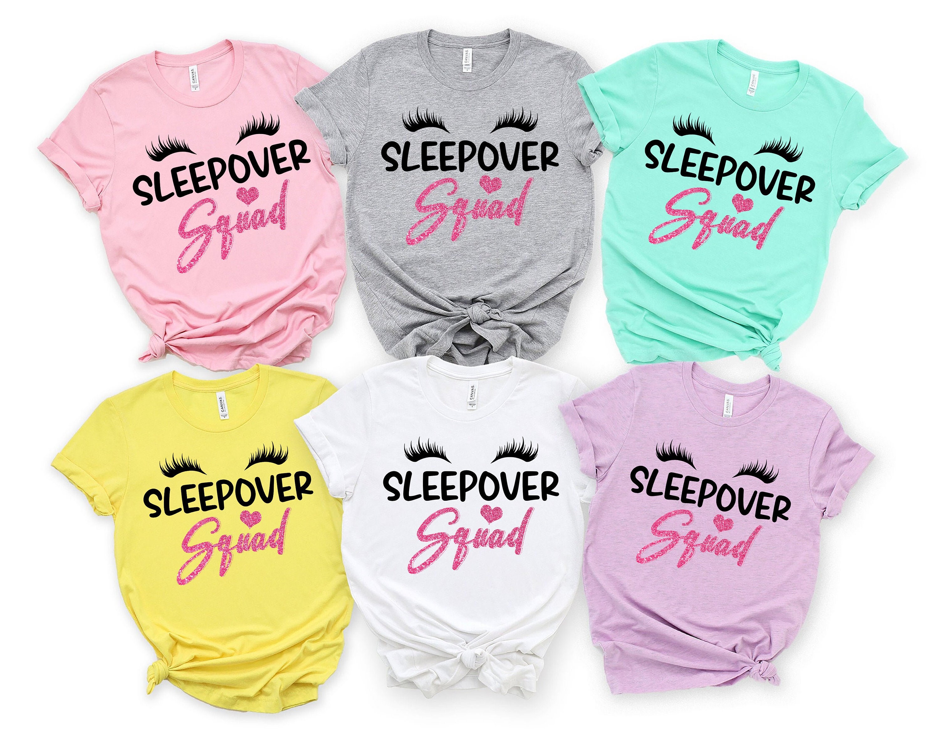 Sleepover Squad Shirt Slumber Party Shirt Slumber Party Squad Pajama
