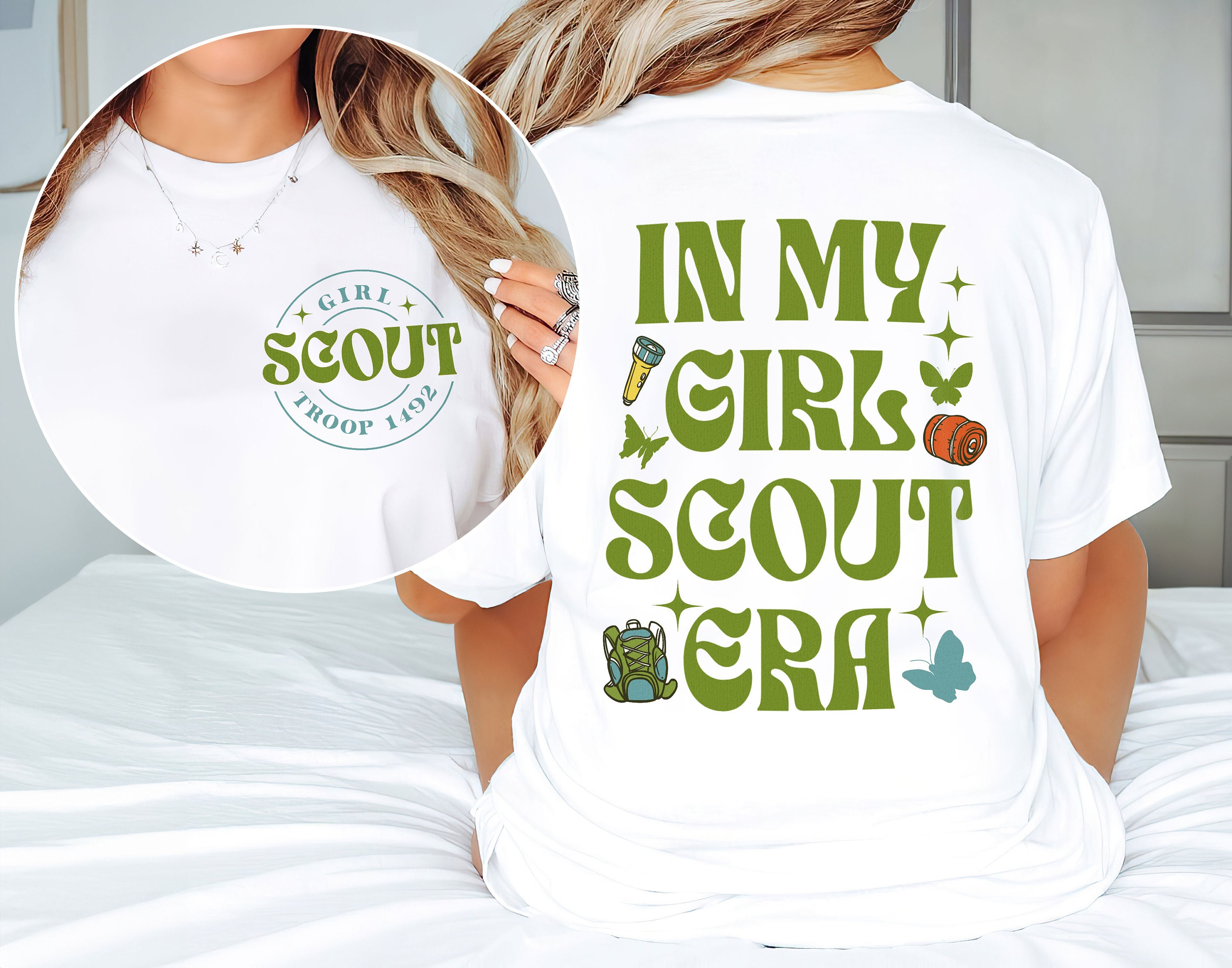 Personalized in My Girl Scout Era Shirt, Scout Girl Shirt, Custom Scout ...