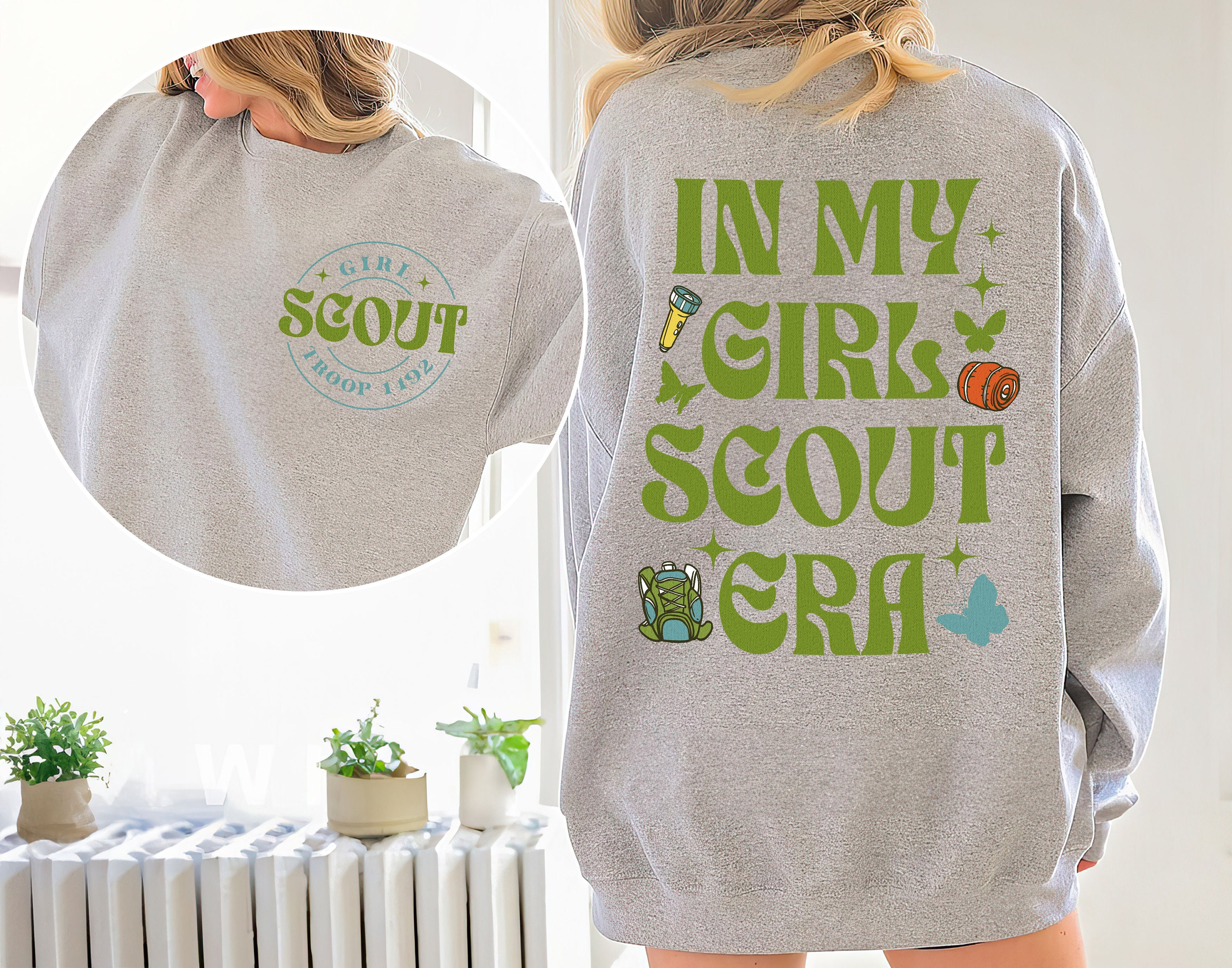 Personalized in My Girl Scout Era Shirt, Scout Girl Shirt, Custom Scout ...