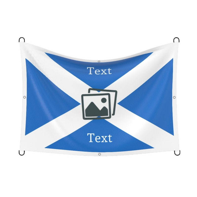 Personalised Flag Scotland - Etsy UK