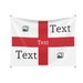 England Football Flag Personalised Custom Printed Euros - Etsy UK