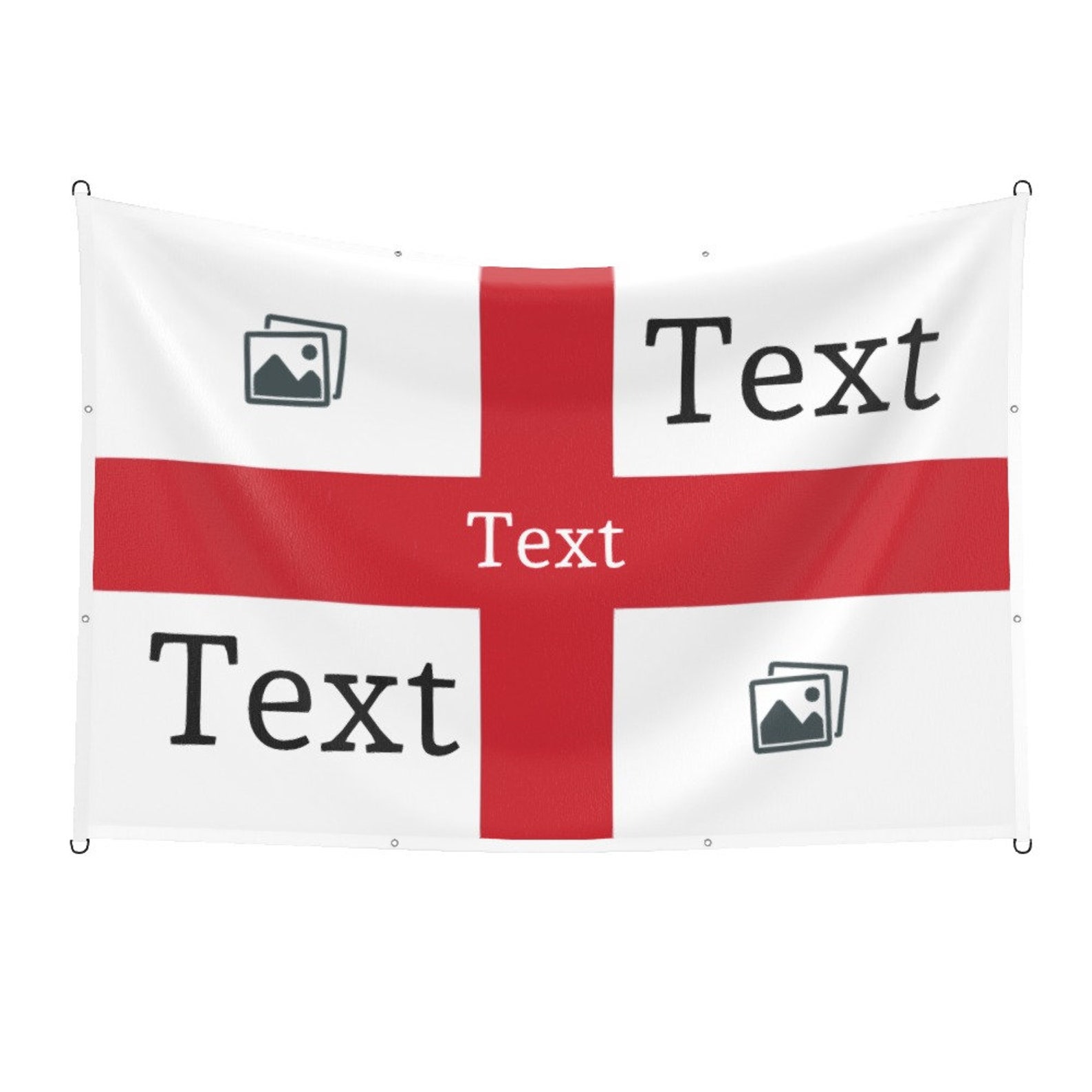 England Football Flag Personalised Custom Printed - Etsy UK
