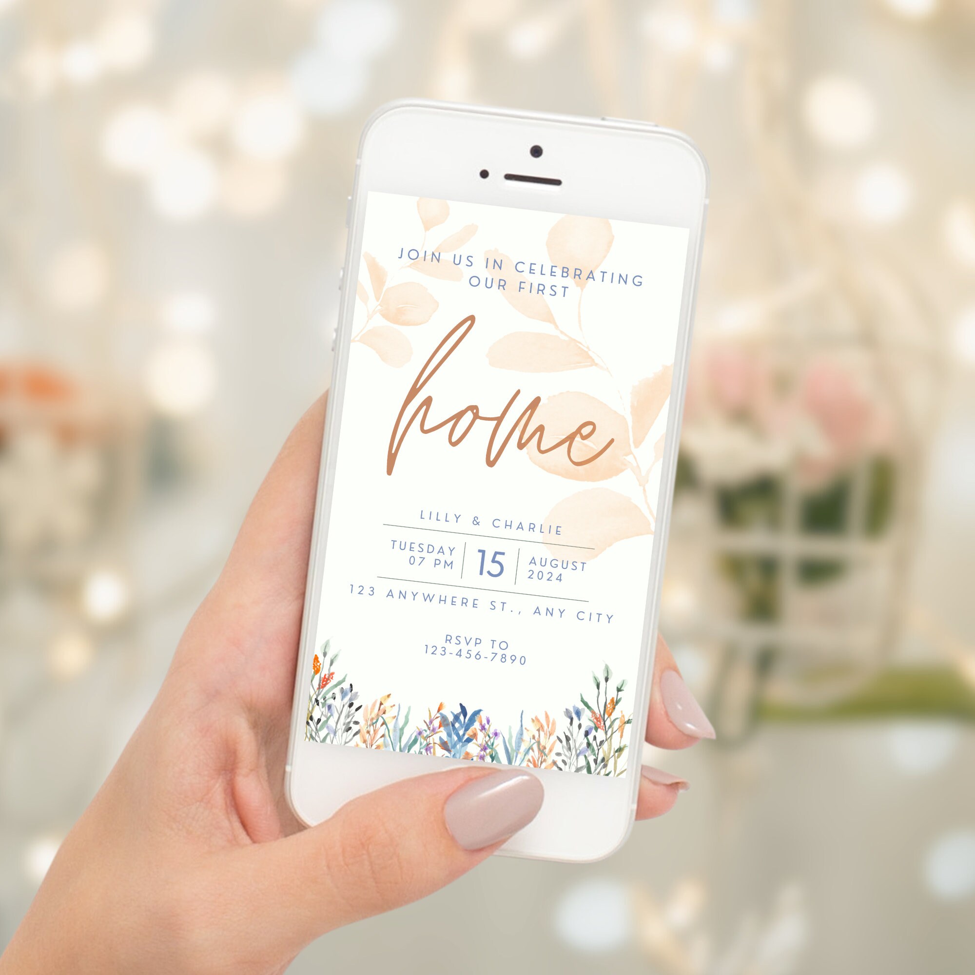 Housewarming Video Invitation, Animated First Home Invite, Dinner Party ...