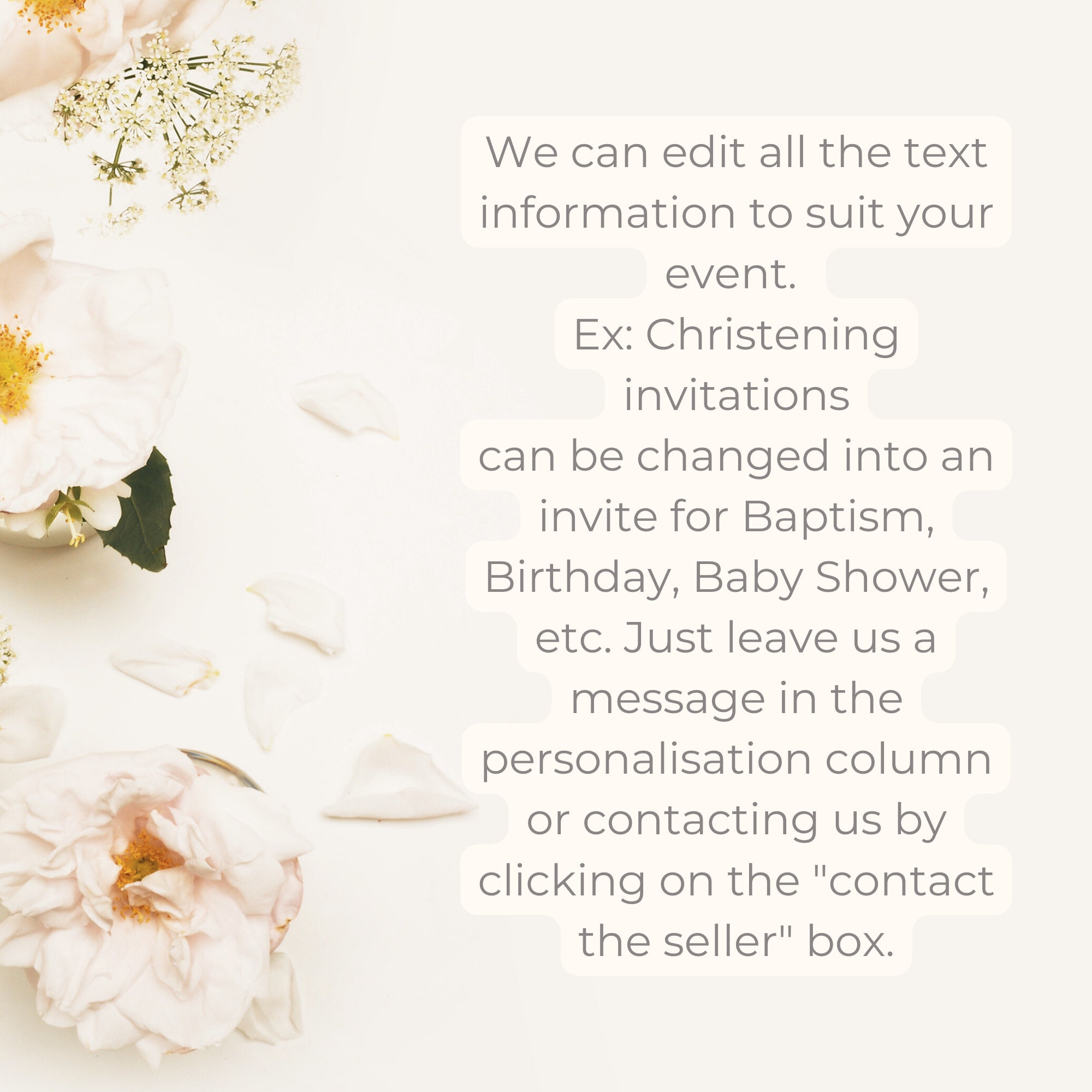 Baptism Invitation Boy, Digital Joint Christening Personalized Invite ...
