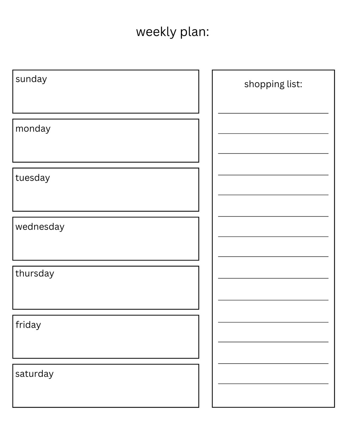 Daily Planner Printable Minimal | Weekly Planner Printable | Floral ...