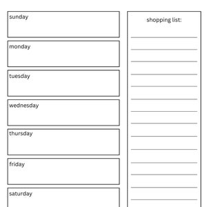 Daily Planner Printable Minimal | Weekly Planner Printable | Floral ...